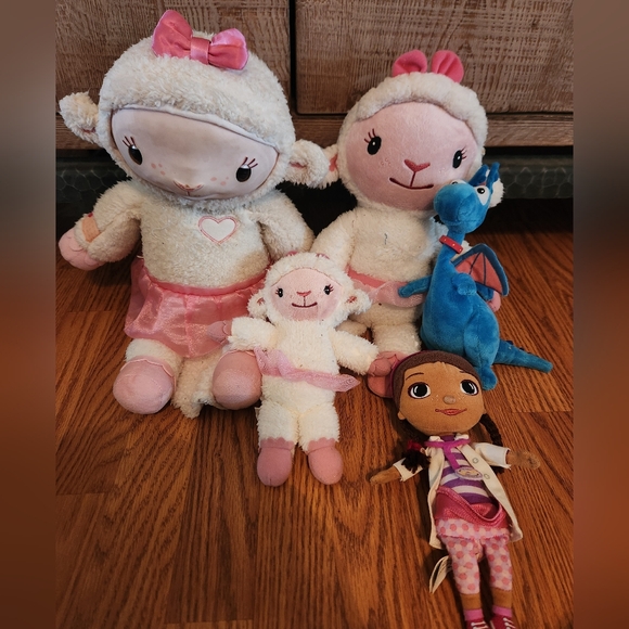 Disney | Toys | Doc Mcstuffins Plush Toy Lot Lambie Stuffy | Poshmark